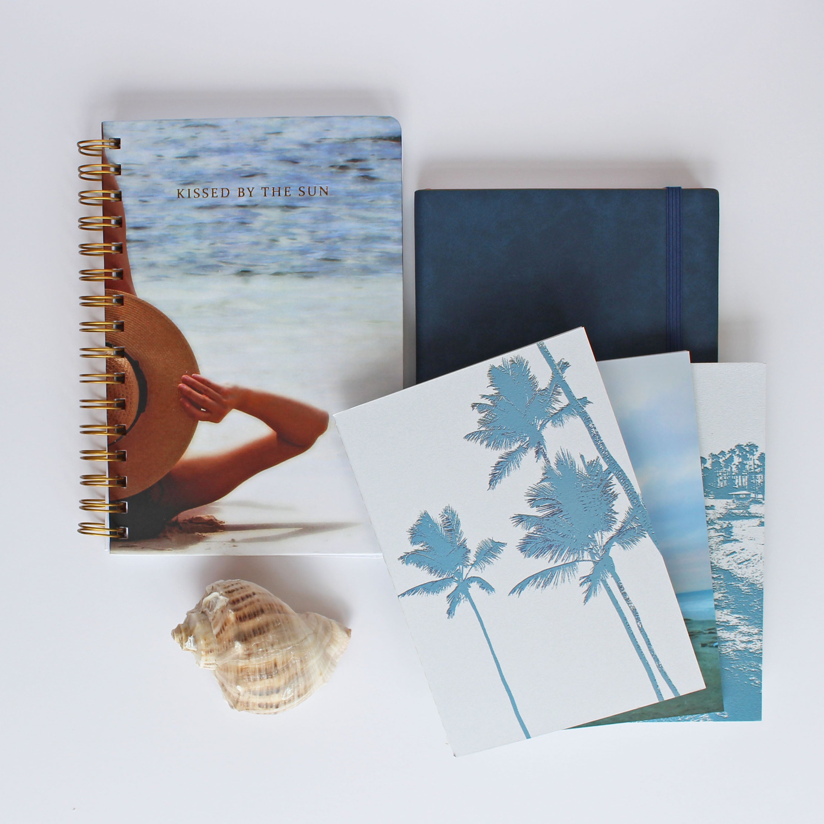 Beach Blue notebook collection by Do Good Paper Co.