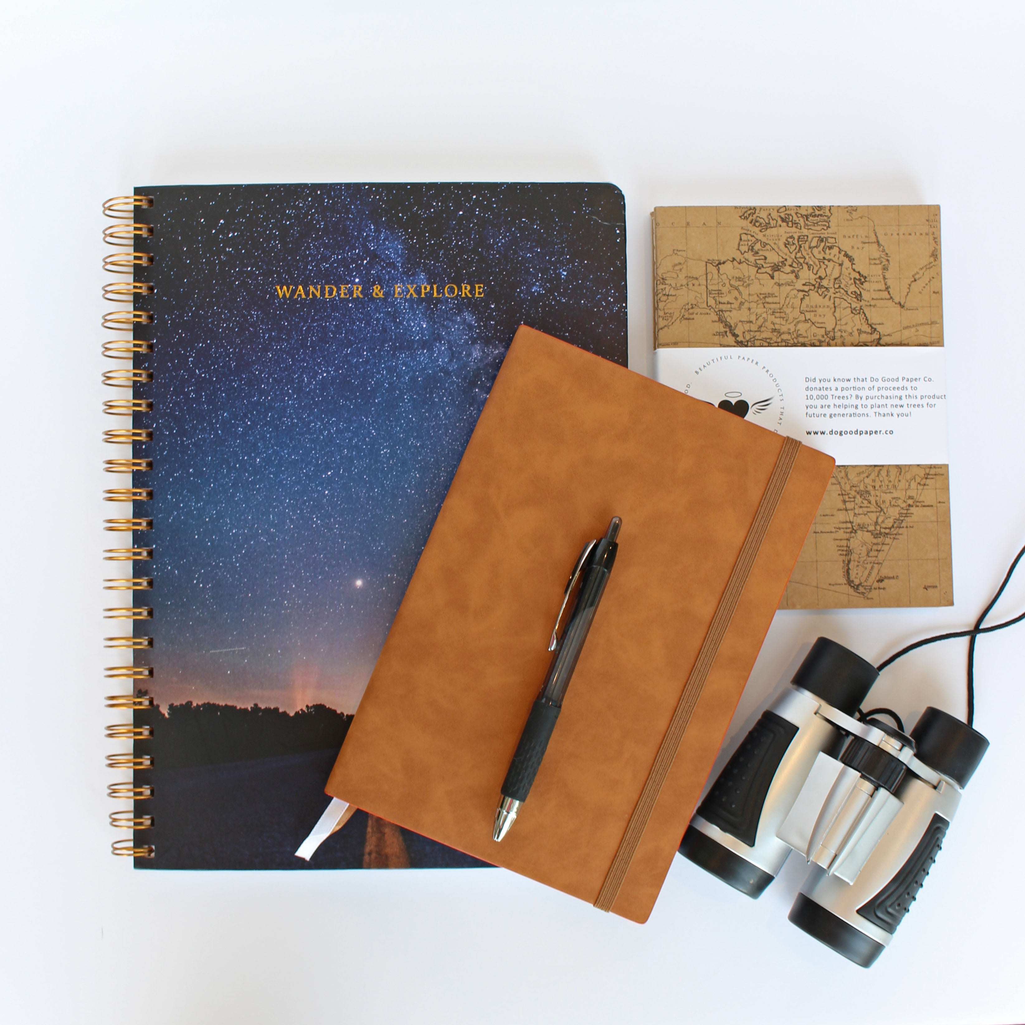 Wander & Explore notebook collection by Do Good Paper Co.