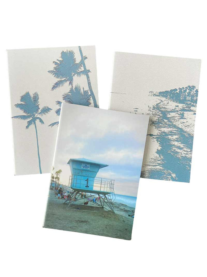 Beach Blue notebook collection by Do Good Paper Co.